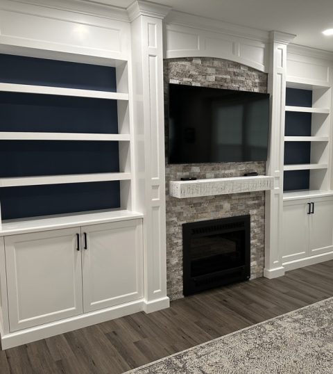 Custom Built Entertainment Centers | Mckay Custom Cabinets